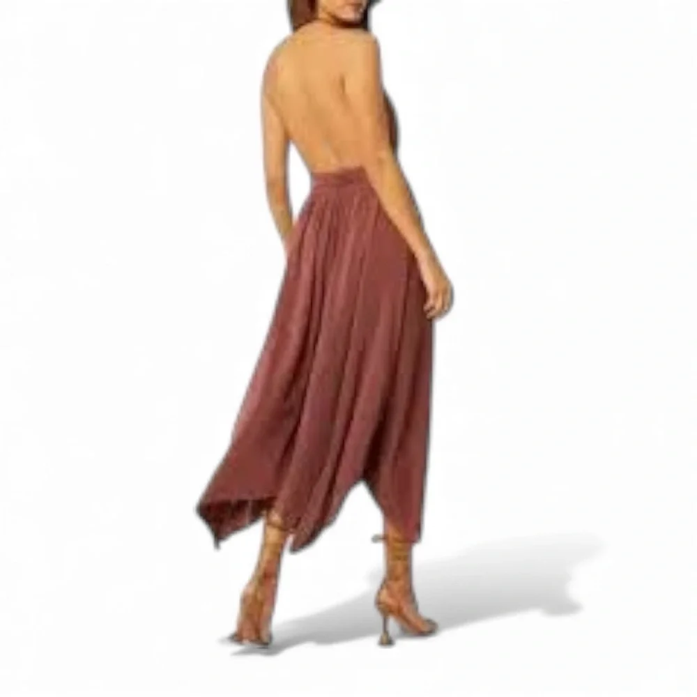 Misa Los Angeles | Dresses | Misa Los Angeles Carissa Halter Neck ...